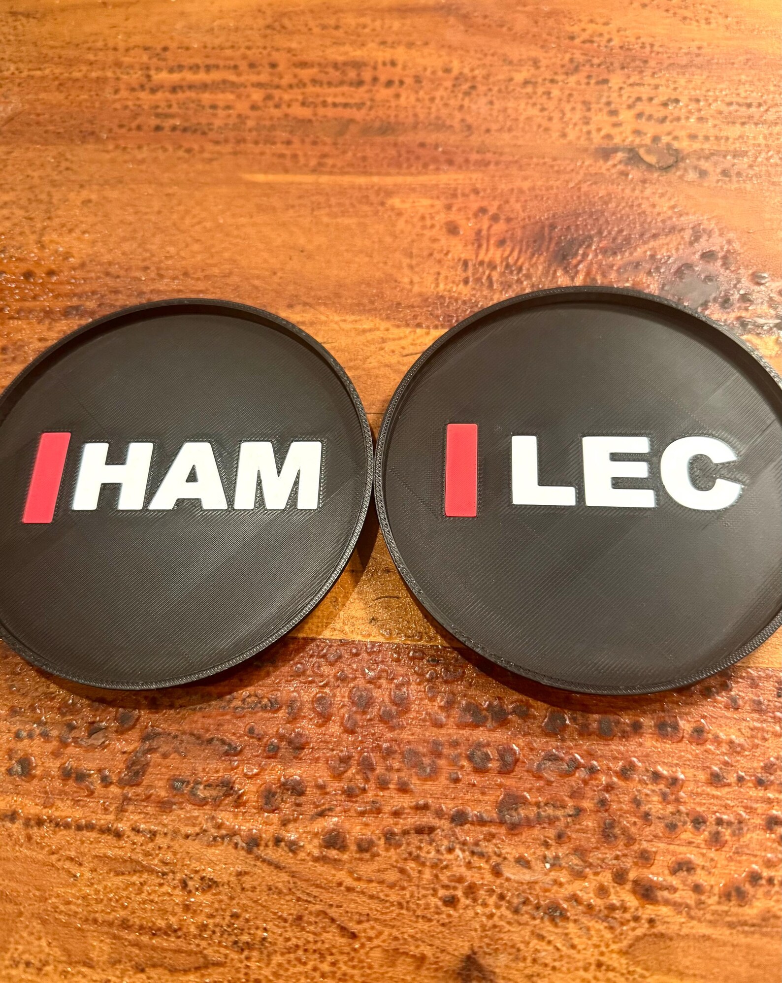 Ferrari F1 Coaster Set – Set of 2 Drink Coasters for Fans, LEC & HAM ...