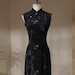 Customizable Red Lace Chinese Wedding Dress Open Back Cheongsam Qipao ...
