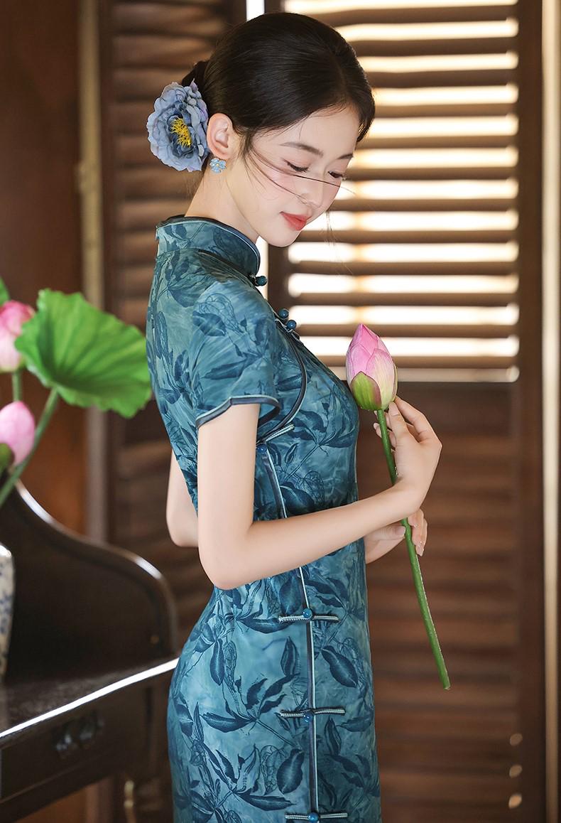 Modern Qi Pao: Slim Fit Chinese Style Dress - Etsy