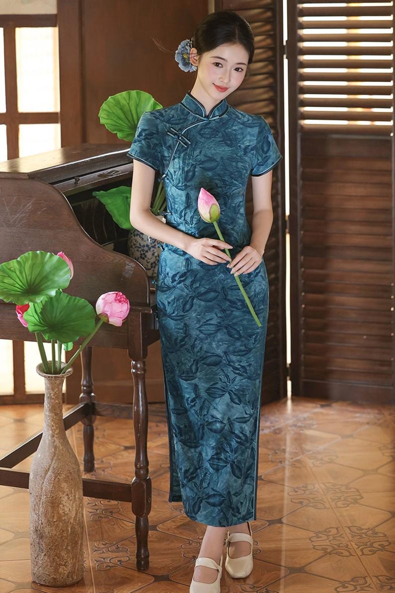 Modern Qi Pao: Slim Fit Chinese Style Dress - Etsy