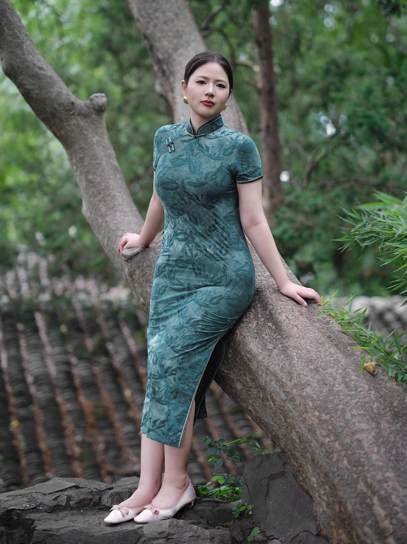 Modern Qi Pao: Slim Fit Chinese Style Dress - Etsy