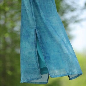 Light Blue Cheongsam Summer Chinese Qipao - Etsy