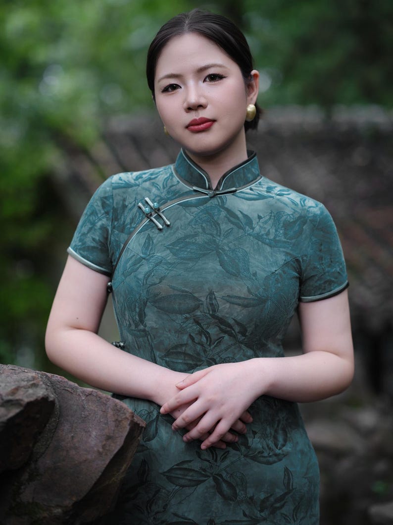 Modern Qi Pao: Slim Fit Chinese Style Dress - Etsy