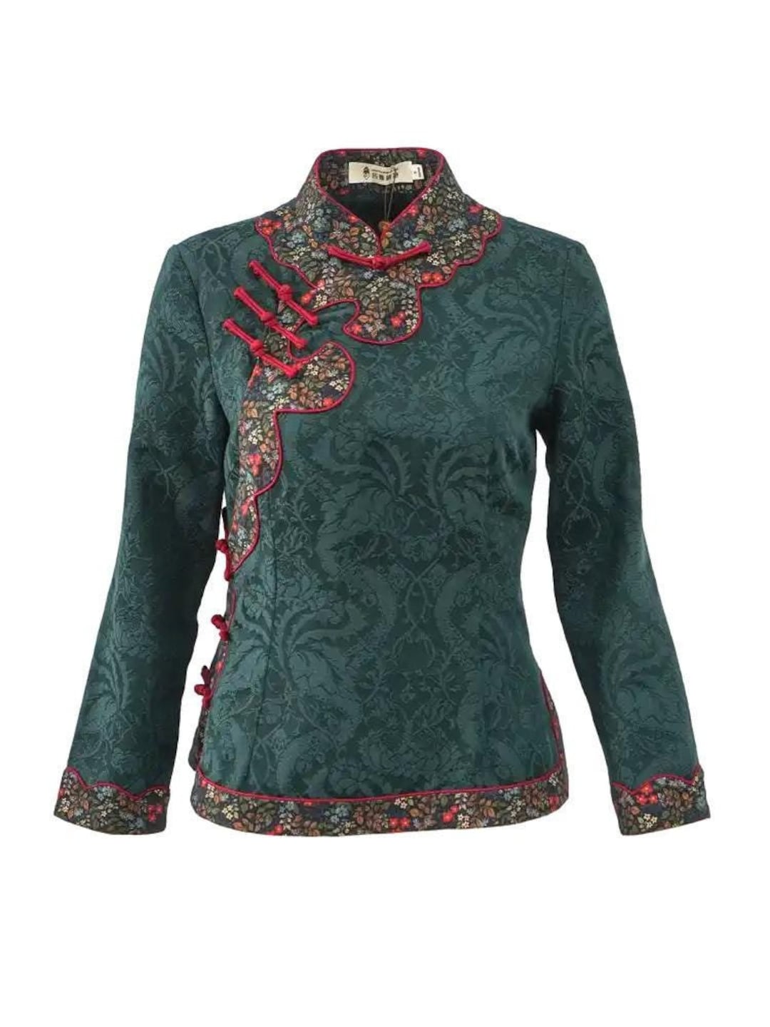 Traditional Chinese Style Shirt for Women, Vintage Cheongsam Top ...