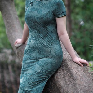 Modern Qi Pao: Slim Fit Chinese Style Dress - Etsy