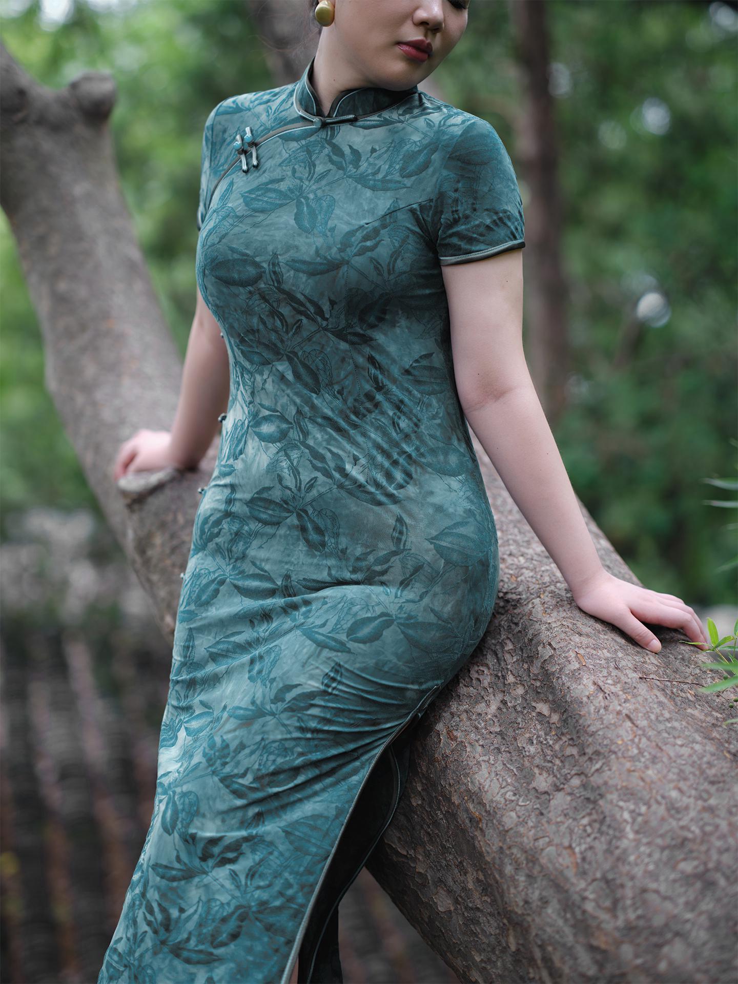 Modern Qi Pao: Slim Fit Chinese Style Dress - Etsy