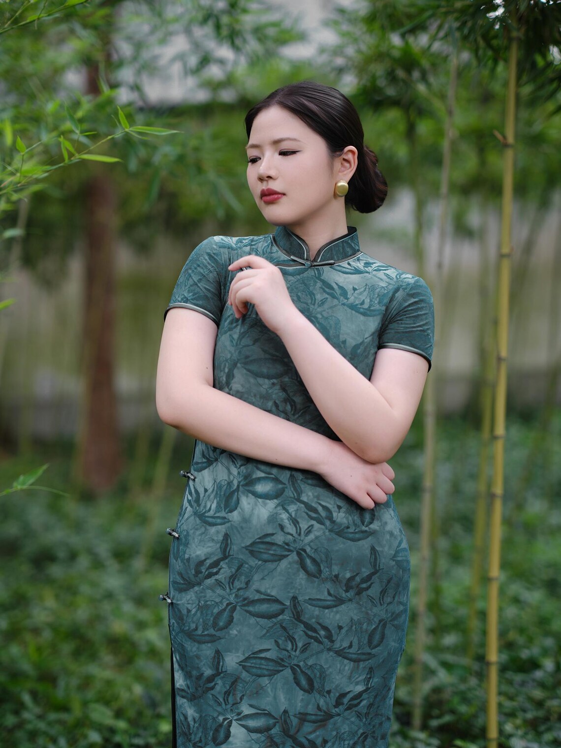 Modern Qi Pao: Slim Fit Chinese Style Dress - Etsy