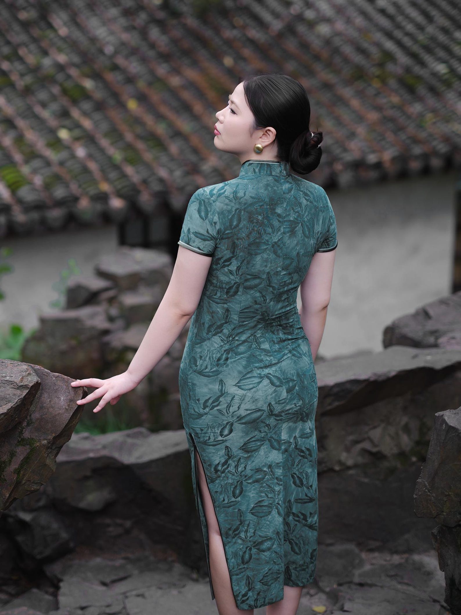 Modern Qi Pao: Slim Fit Chinese Style Dress - Etsy