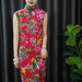 Traditional Chinese Northeastern-style Cheongsam With Large Floral ...