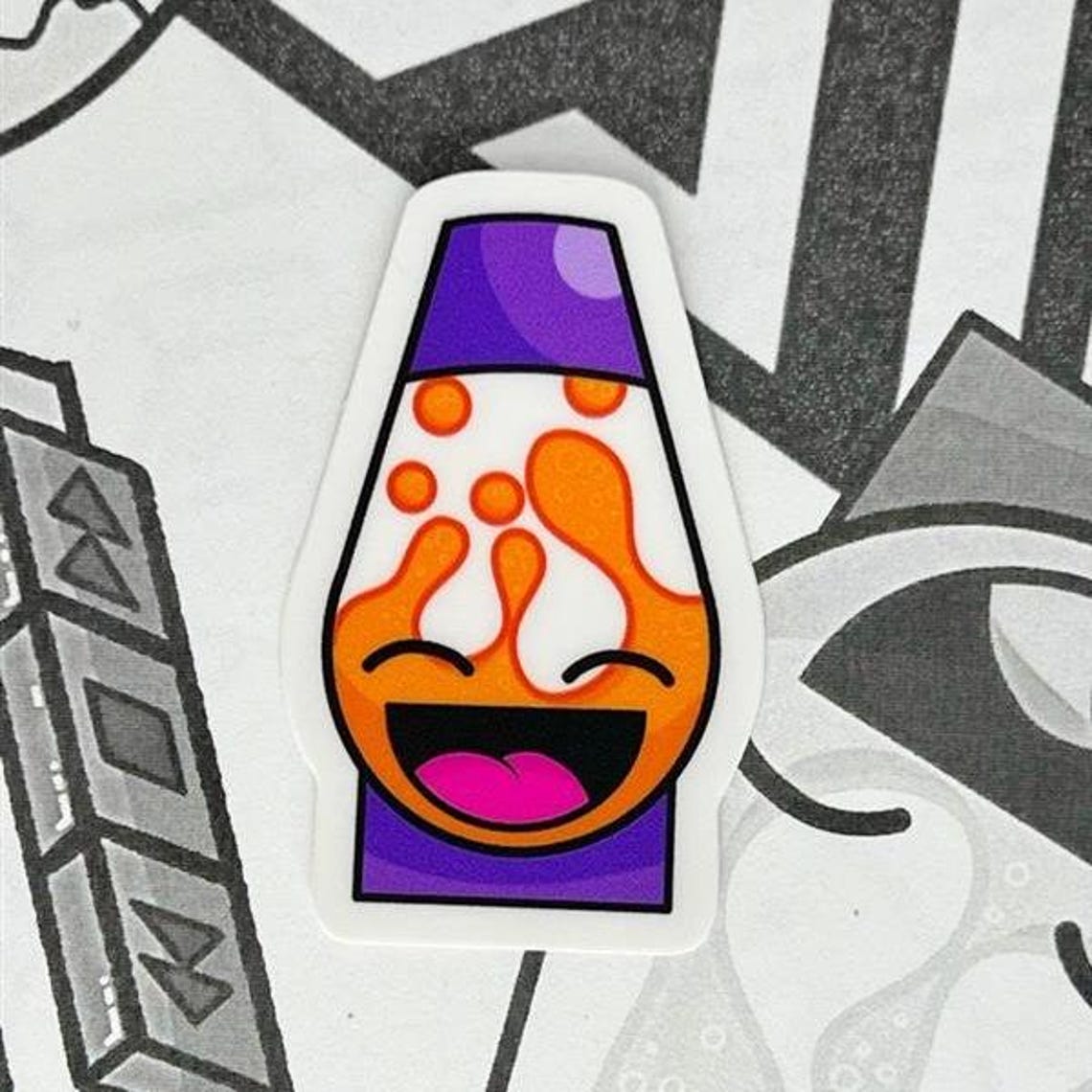 Lava Lamp Sticker | Cute Sticker | Decal | Water Bottle Sticker ...