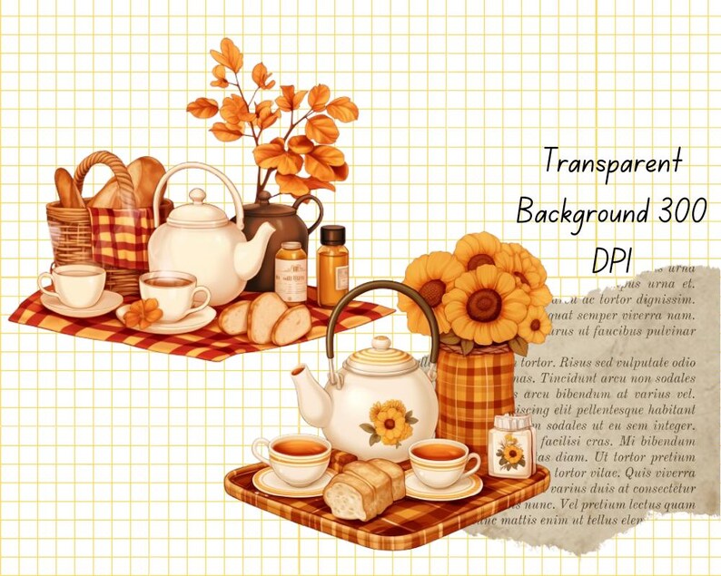 Cozy Autumn Clipart Bundle: Watercolor Fall Decor (digital Download) - Etsy