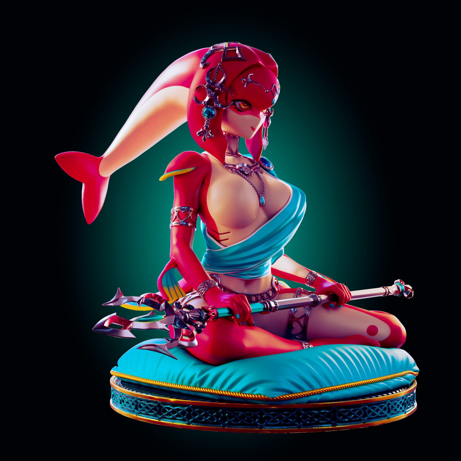 Mipha NSFW Zelda STL Model for Resin Figure 3D Printing High Quality Printing Diorama - Etsy