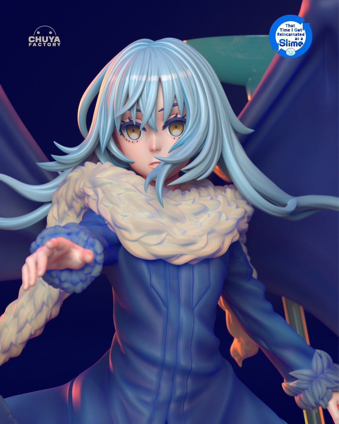 Buy Rimuru Tempest STL Model for Resin Figure 3D Printing High Quality ...