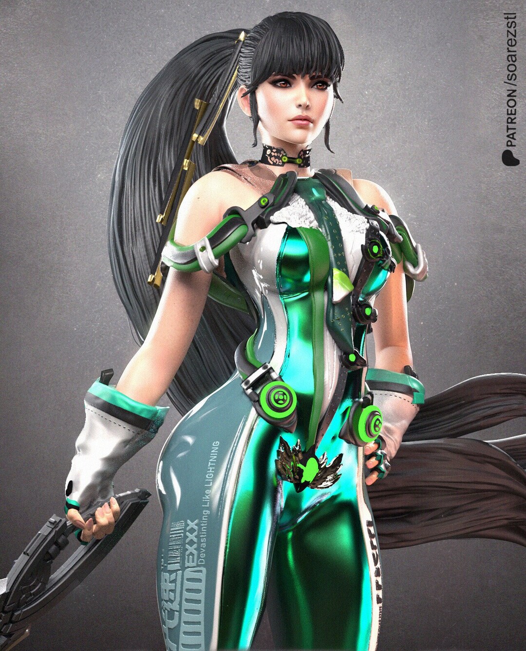 Eve Stellar Blade Modelo STL para impresión 3D de figuras de resina ...