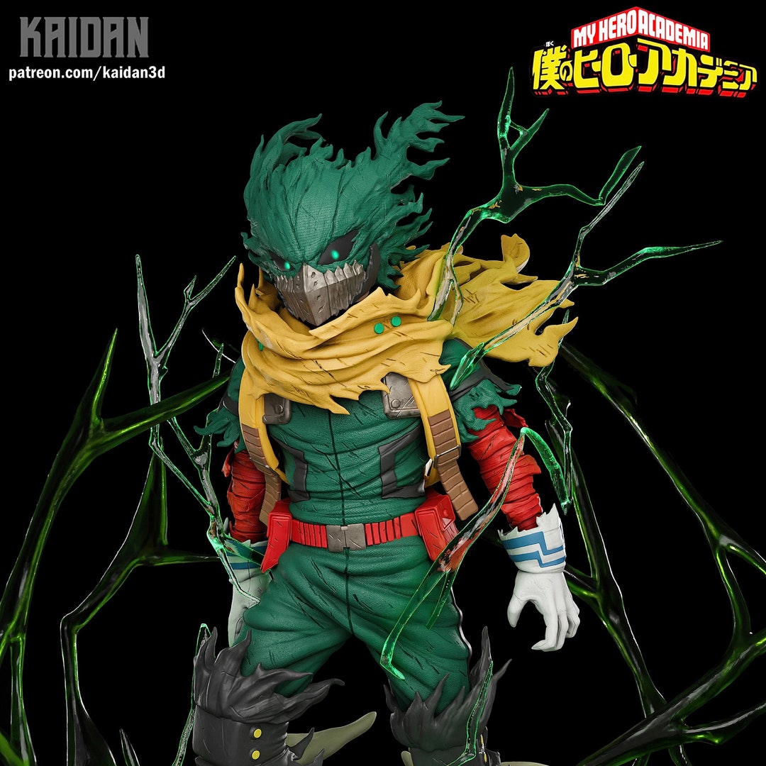 Izuku Midoriya / Dark Deku / My Hero Academia Modelo STL para impresión ...