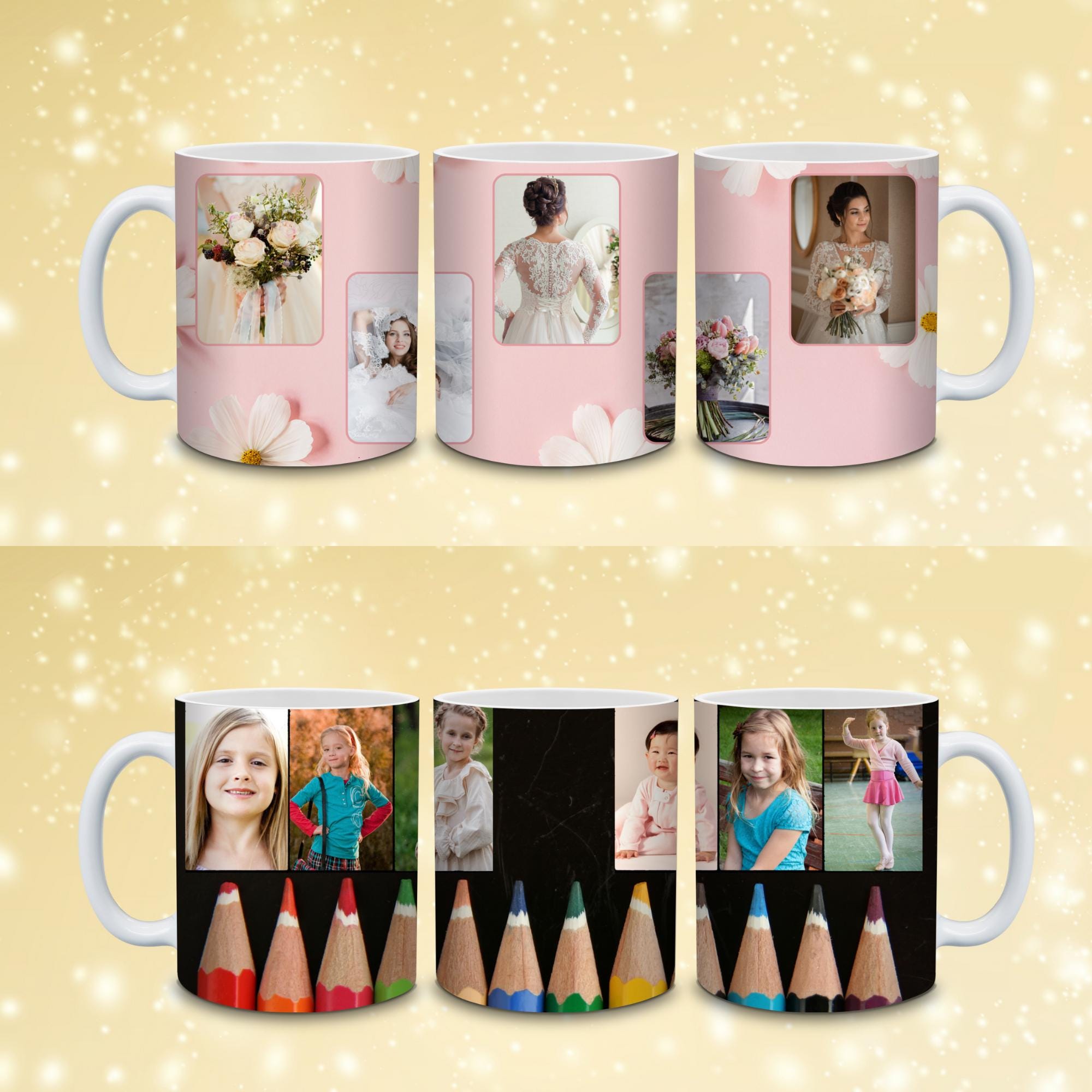 20 Add Your Own Photo Mug Bundle, Canva Editable Add Your Photo ...