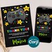 Video Game Thank You Card: Editable Gamer Design (instant Download) - Etsy