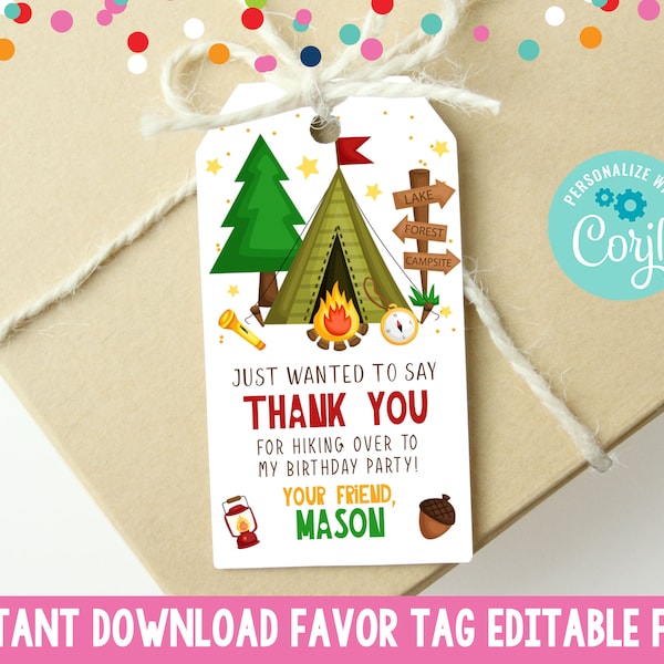 Camping Party Favors - Etsy