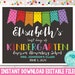 Printable Last Day of Kindergarten Sign, Editable Last Day of School ...