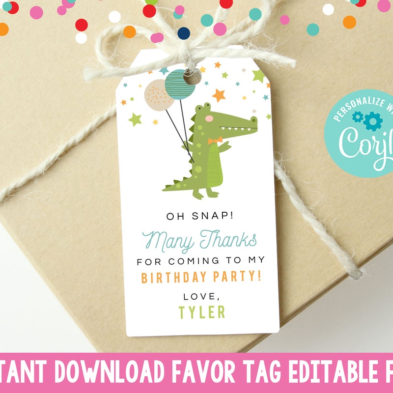 Alligator Favors - Etsy