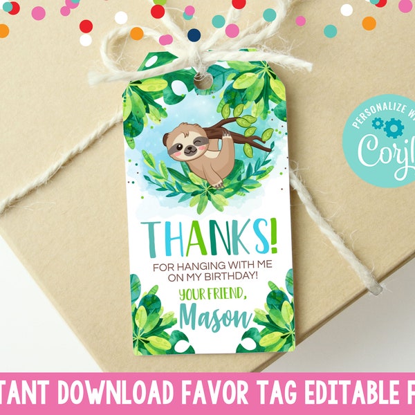 Sloth Party Favors - Etsy