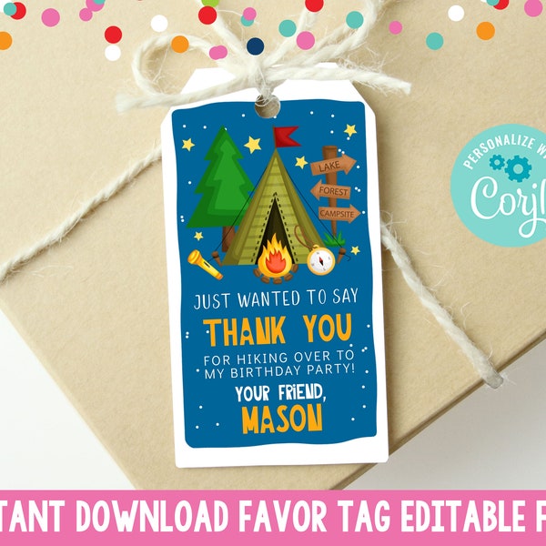 Camping Thank You - Etsy