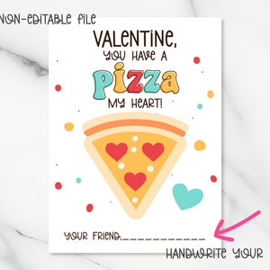 Printable Kids Valentines Day Cards, Cute Foods Valentines Tags for ...
