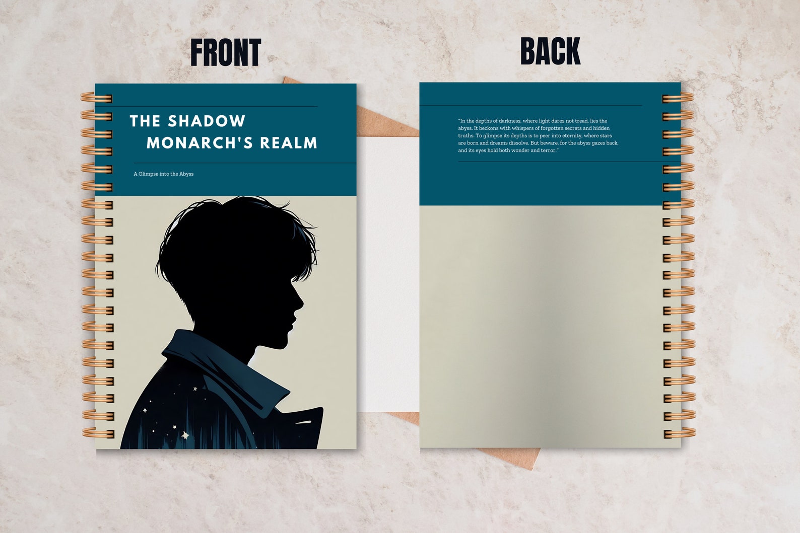 Notebook Covers Manhwa Inspired Designs POD Unique Personalized Gifts ...