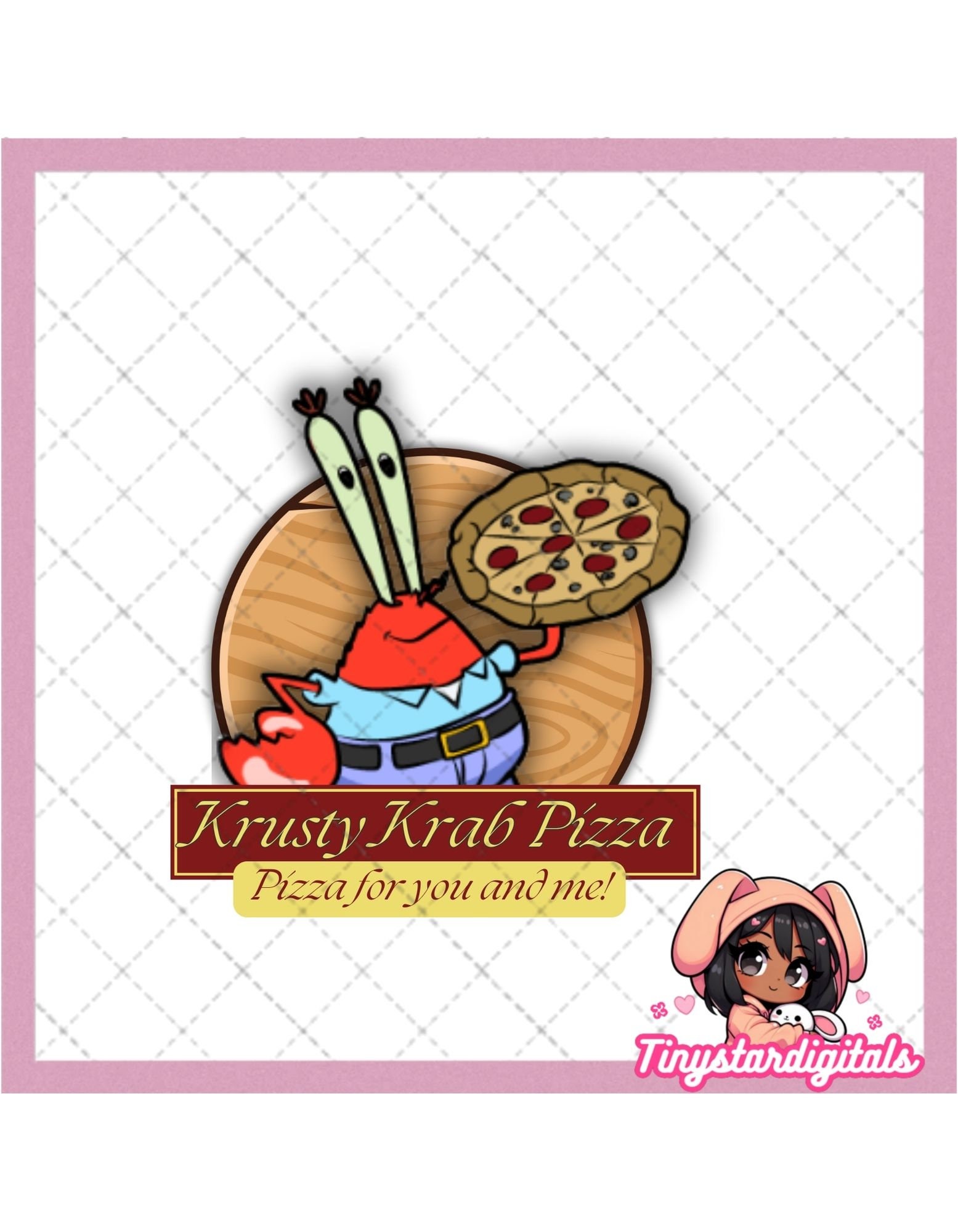 Spongebob Mr Krabs Krusty Krab Pizza Png Files Etsy Australia