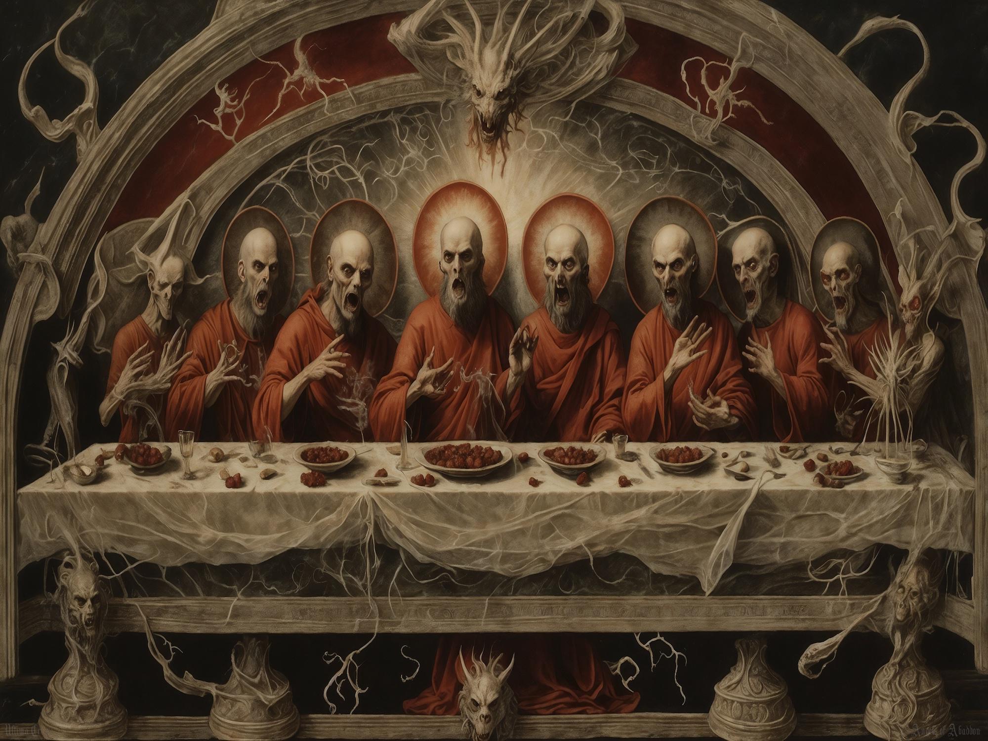 Ultima Cena Framed Poster - Etsy