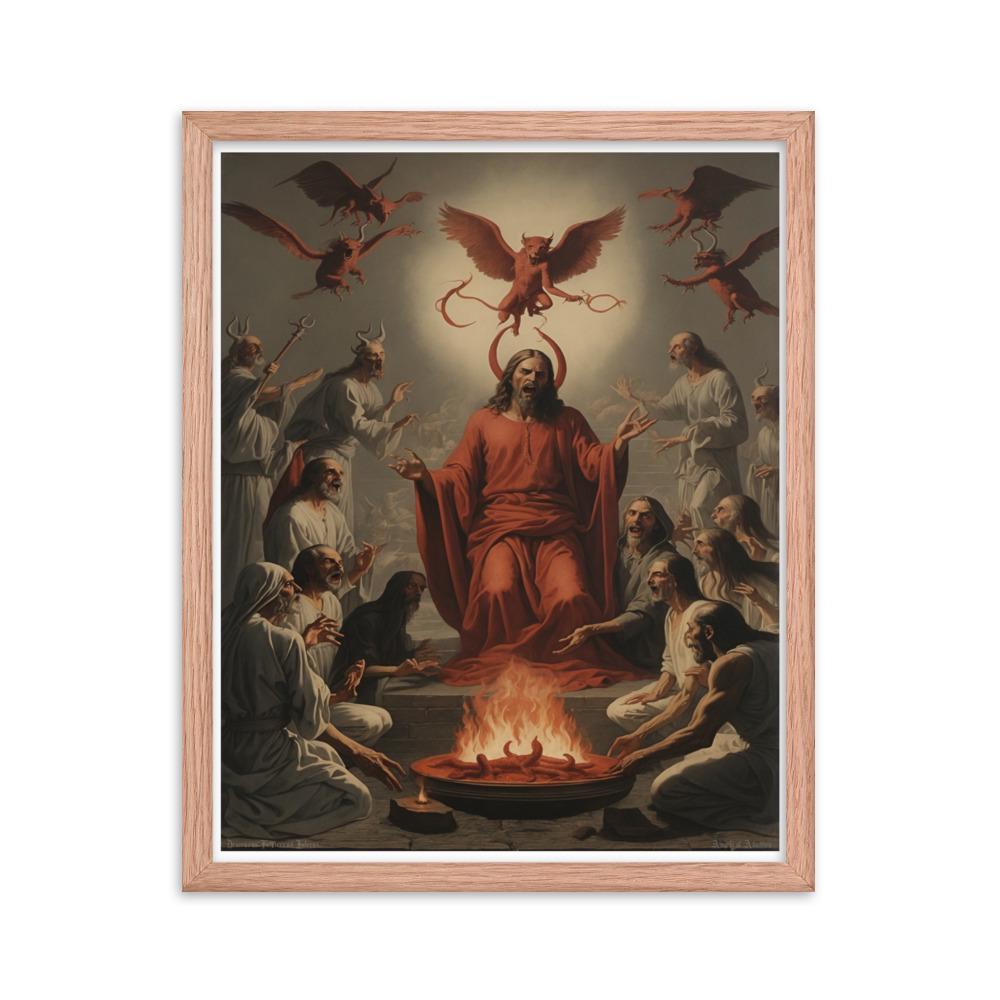 Descensus Luciferi Ad Inferos Framed - Etsy