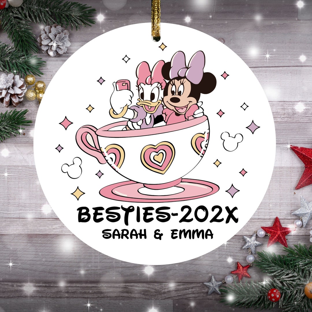 Besties Ornament, Custom Besties Ornament, Disney Friend Ornament ...