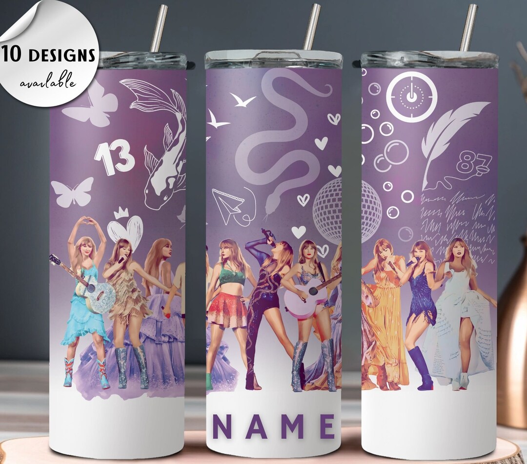 Tay Fan Tumbler, Custom Tay Tay Tumbler, Colorful Tay Tumbler, Indiana ...