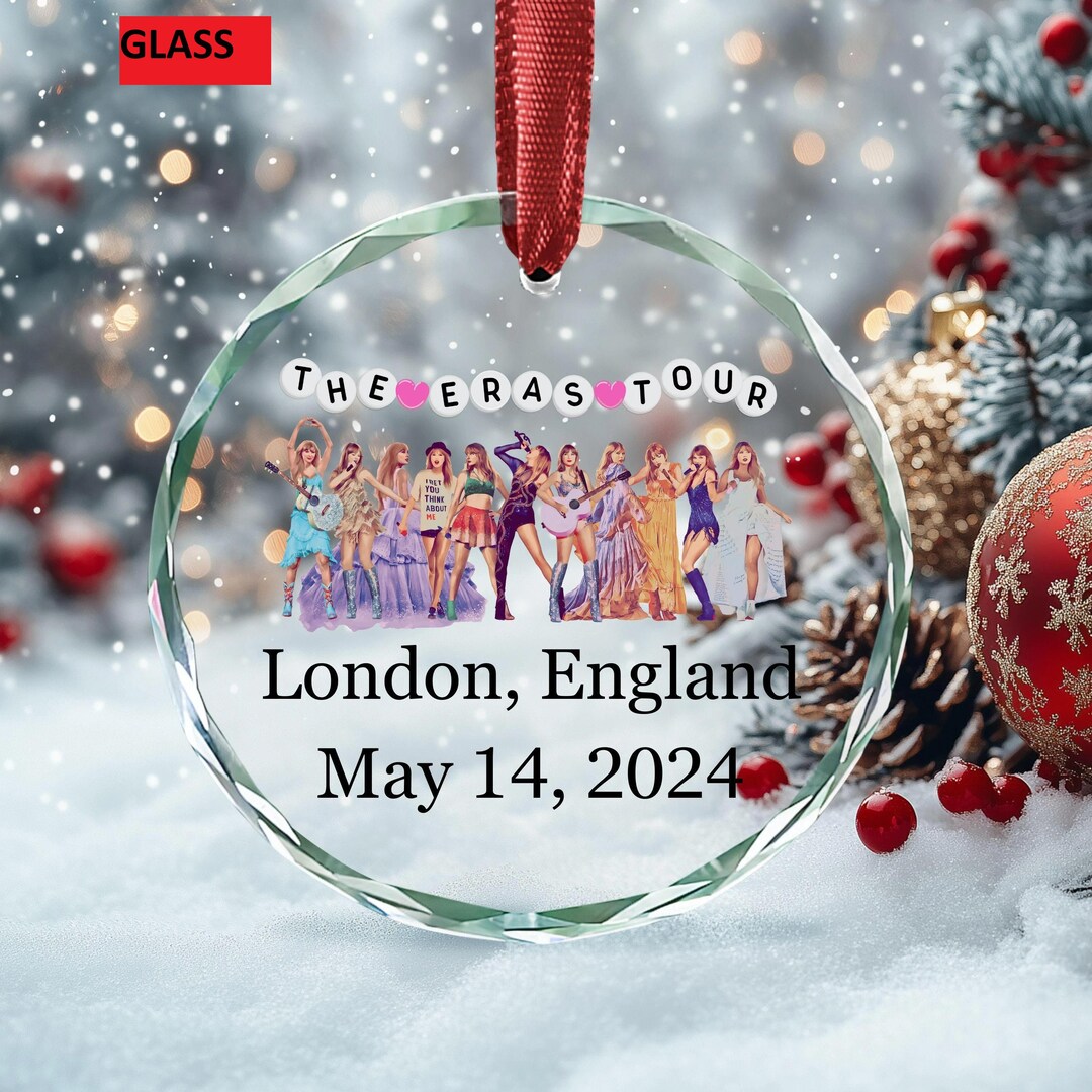 Eras Tour Ornament, Tay Tour Ornament, Custom Tay Fan Ornament, Tay Tay ...
