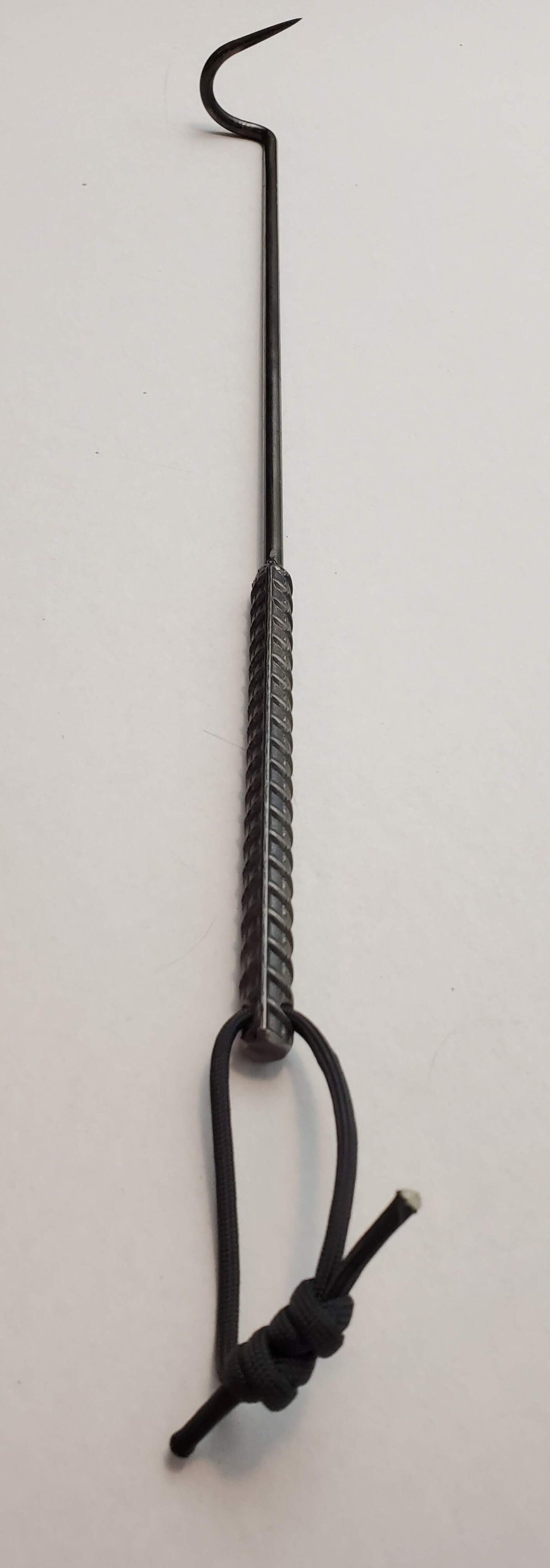 BBQ Steak Flipper - Handmade From Polished Steel With a Rebar Handle ...