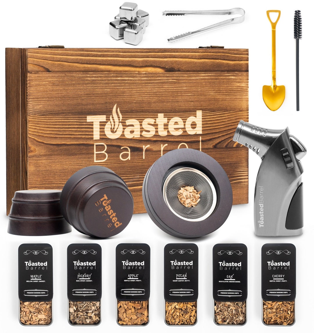 Toasted Barrel Unique Cocktail Smoker Kit - Barrel Shape Old Fashion ...