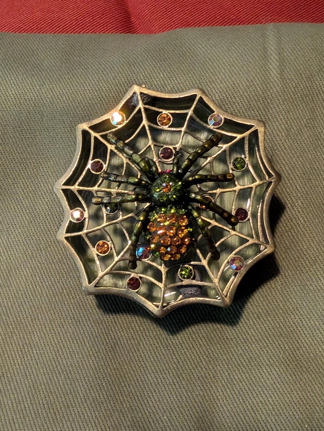 Blinged Spider Trinket Box - Etsy