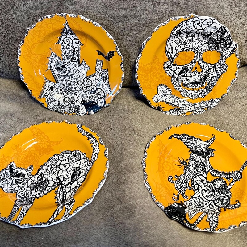 Halloween Plate - Etsy