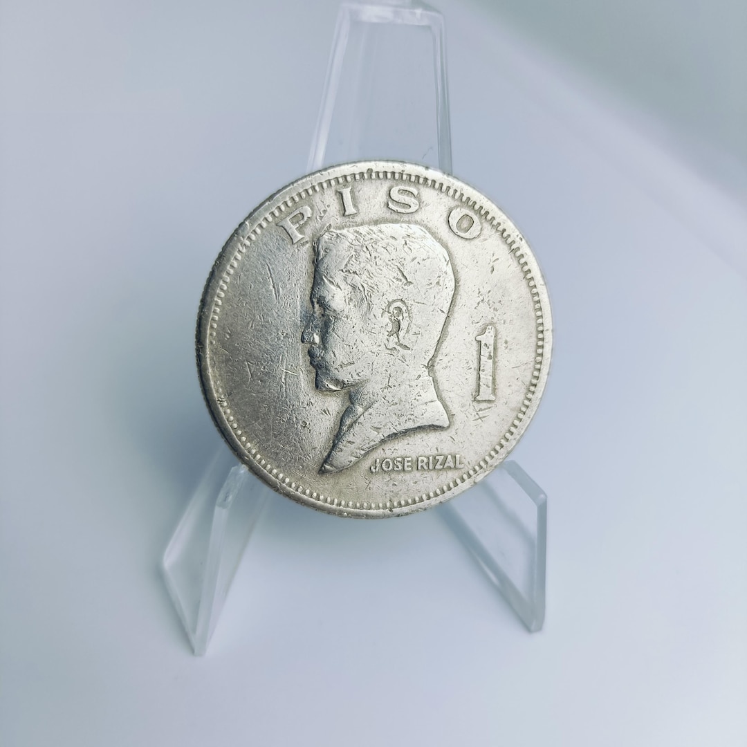 Philippines 1 Piso 1972 Coin, Republika Ng Pilipinas Bangko Sentral ...