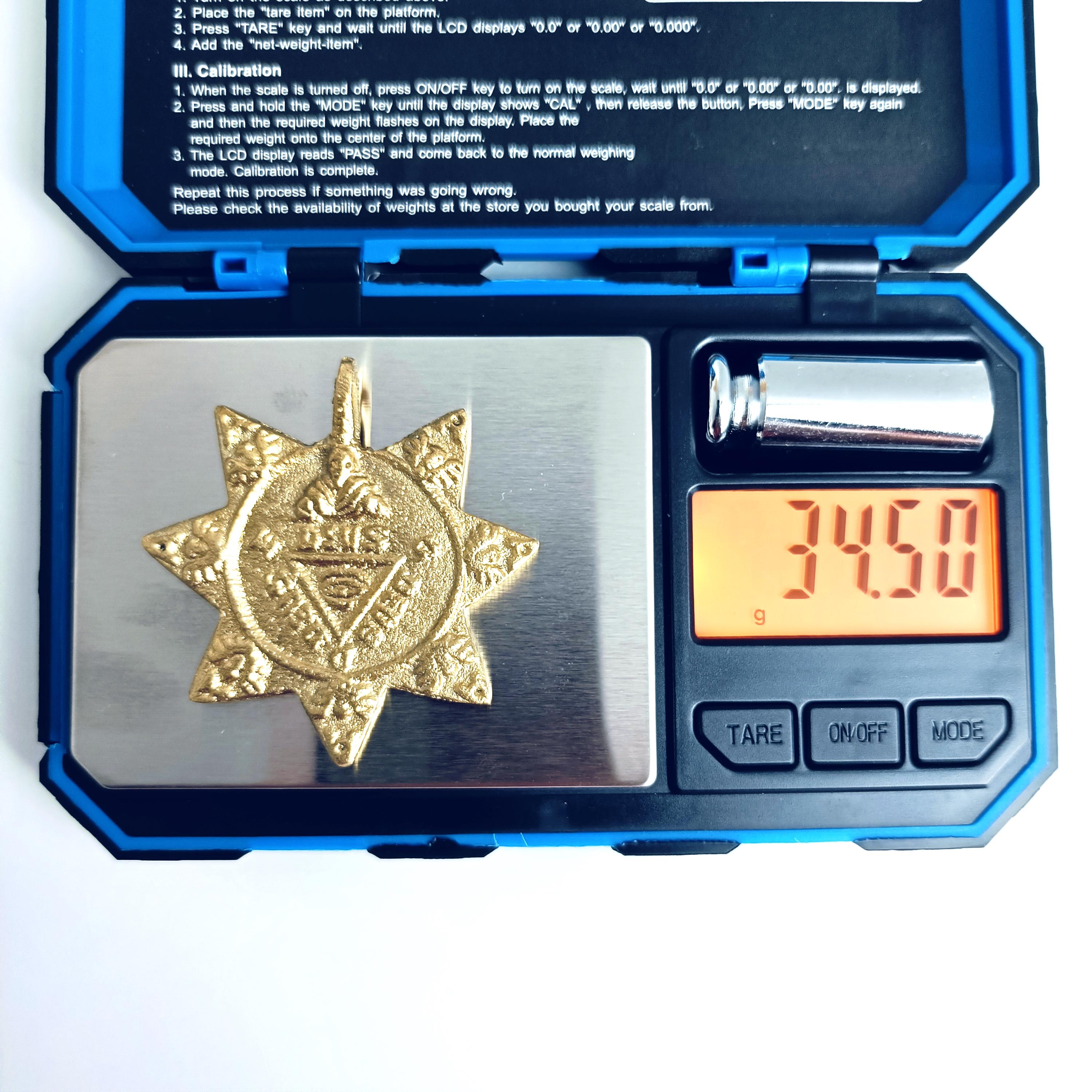 Seven Archangels Medallion | Triangle Protection Amulet | Lucky Charm ...