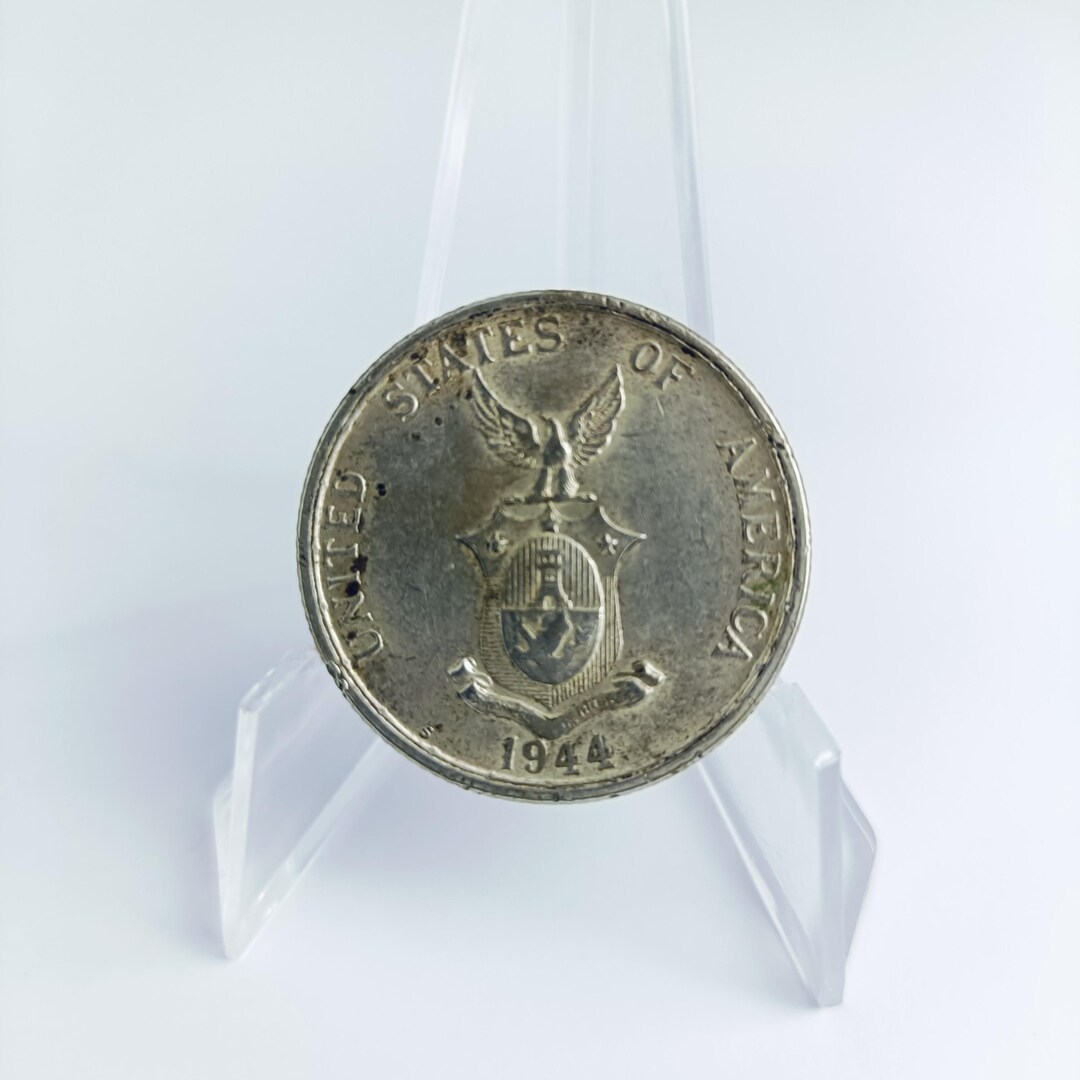1944 Filipinas 50 Centavos: USPI Vintage Silver Coin - Etsy