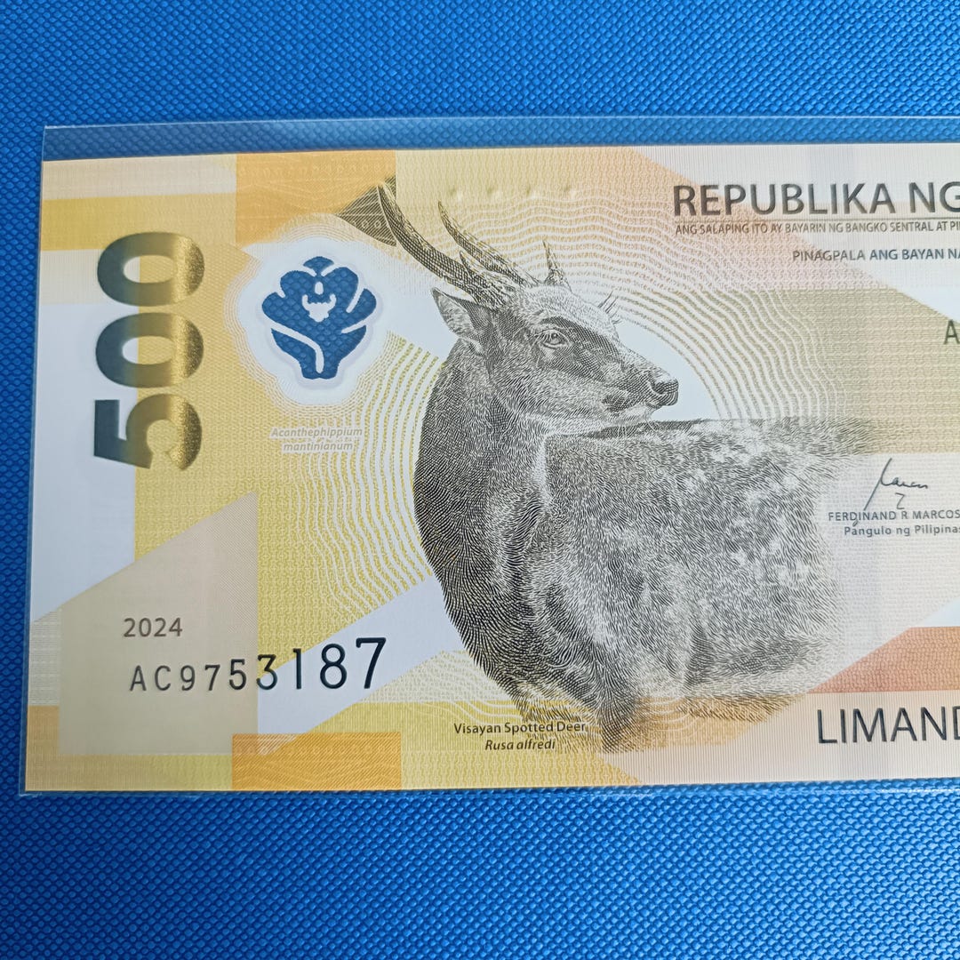 New Release, 500 Philippines 2024 Polymer Banknote, Marcos BBM Remolona ...