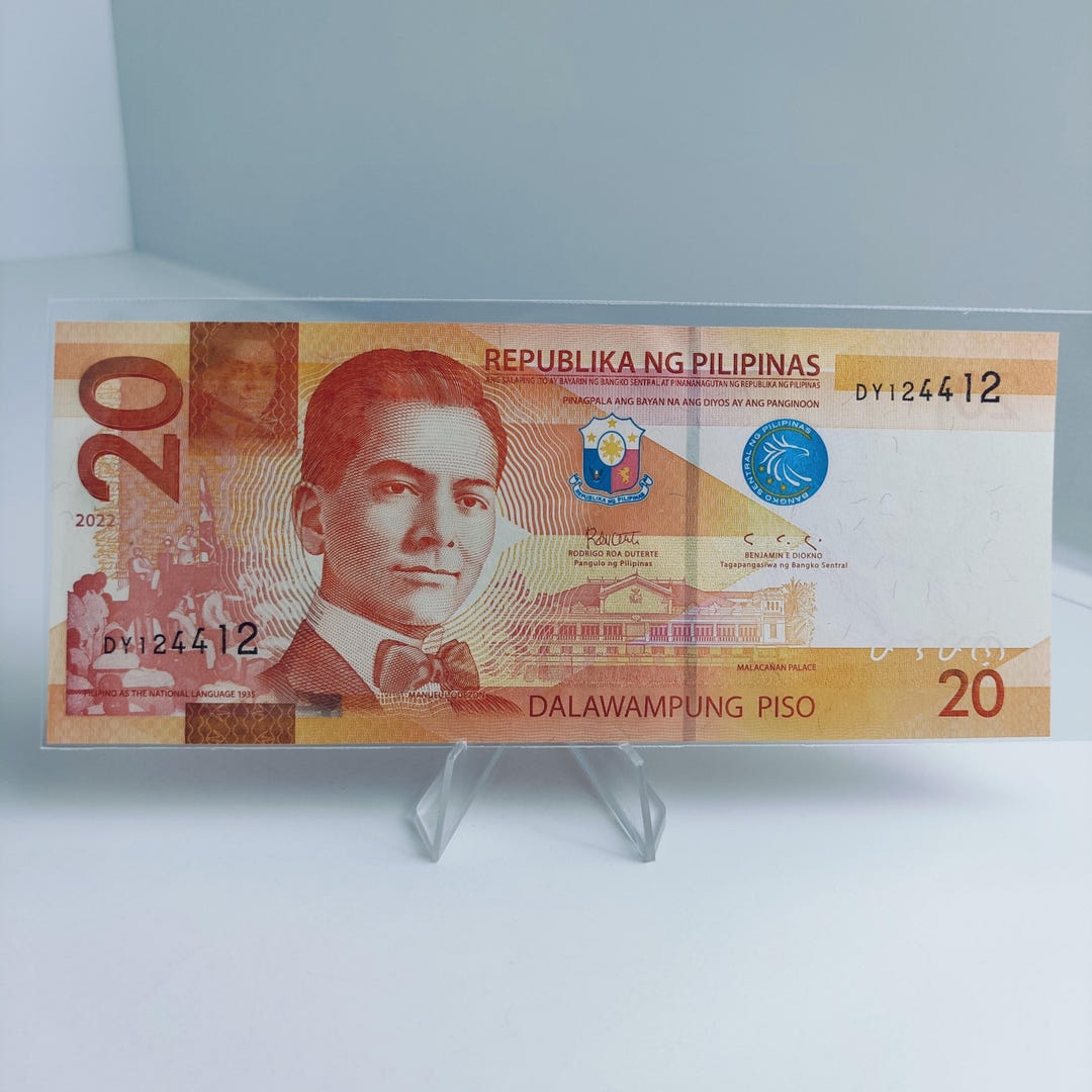 2022 Philippines 20 Piso Banknote: New Generation Currency Collectible ...