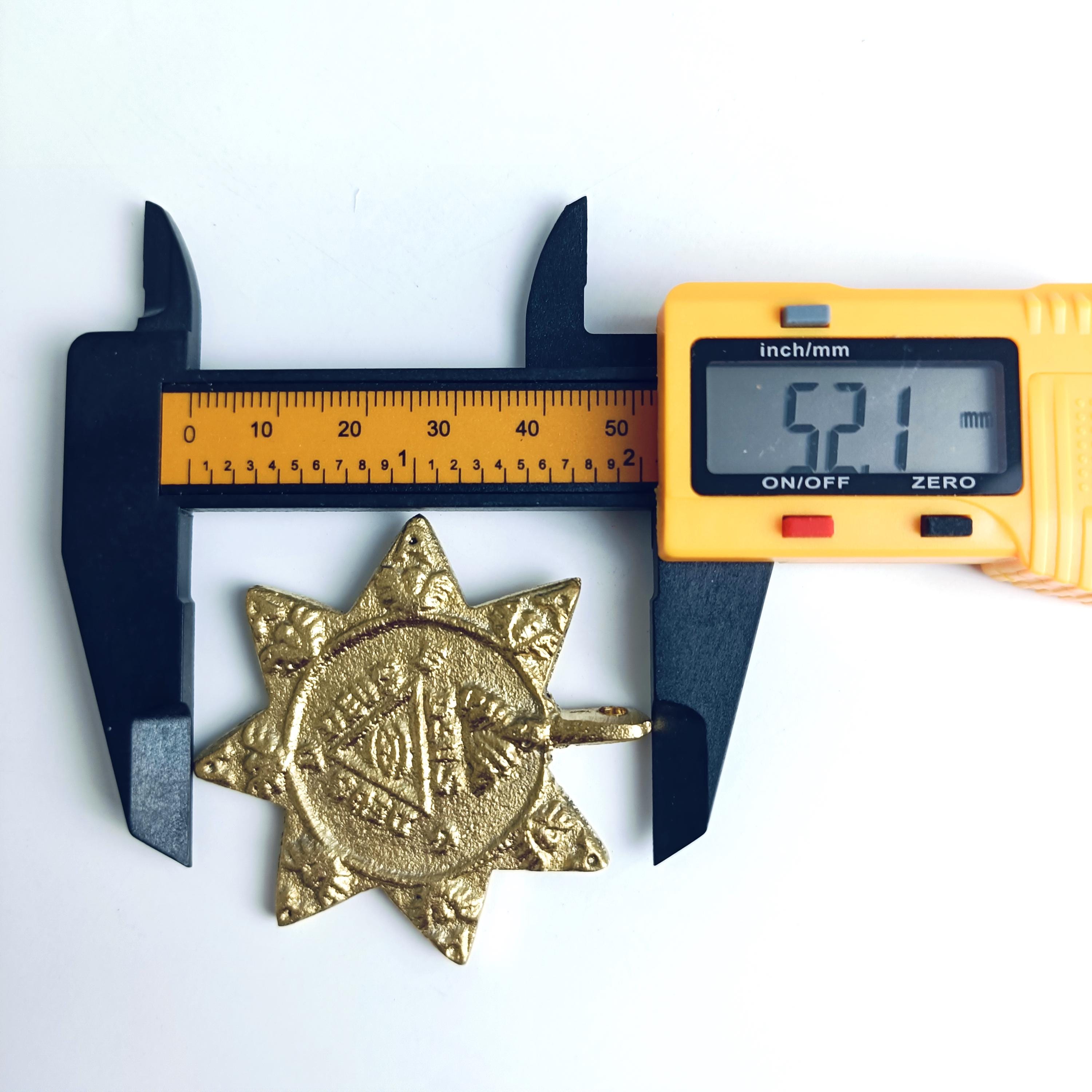 Seven Archangels Medallion | Triangle Protection Amulet | Lucky Charm ...