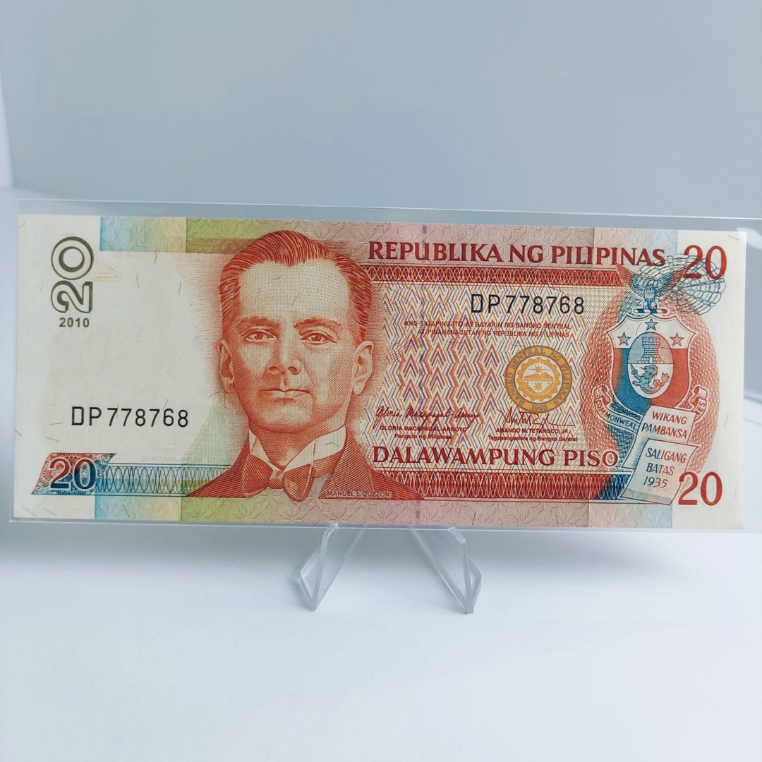 2010 Philippines 20 Piso Banknote - New Design Series, Serial DP778768 ...