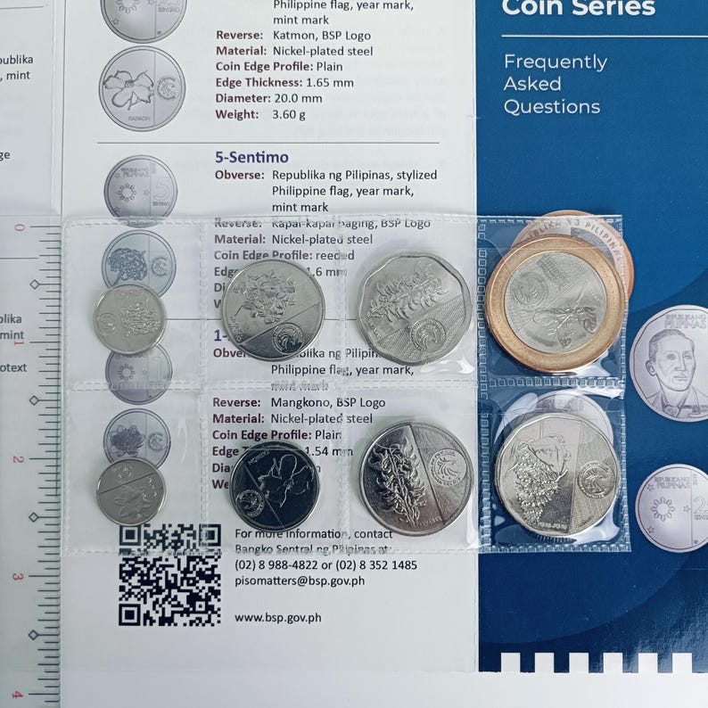 Philippine Coin Set: New Generation Currency Collection (2017-2021) - Etsy