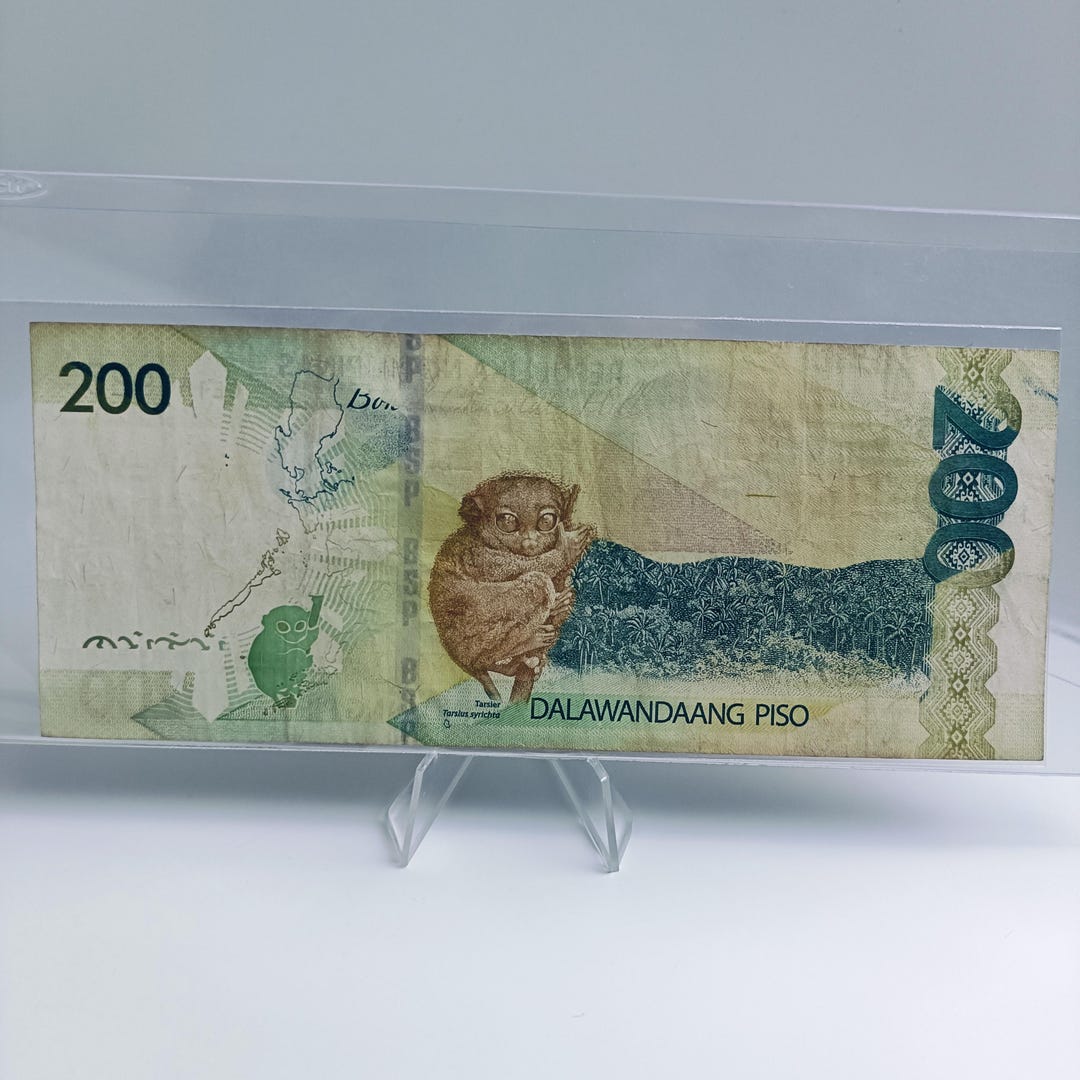 Error Banknote Misprint Chocolate Hills Philippines 200 Pesos Year 2020 ...