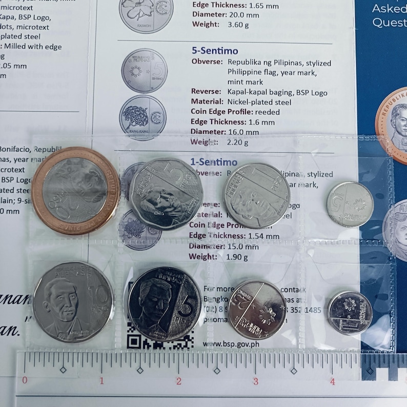 Philippine Coin Set: New Generation Currency Collection (2017-2021) - Etsy
