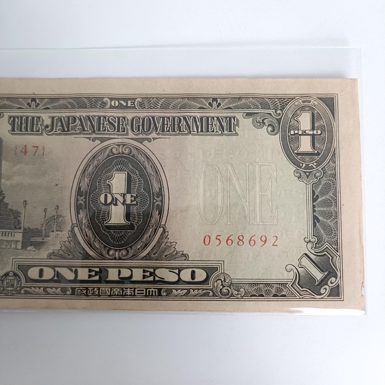 Philippines 1 1943 Japanese Invasion Genuine Money Private Propaganda ...