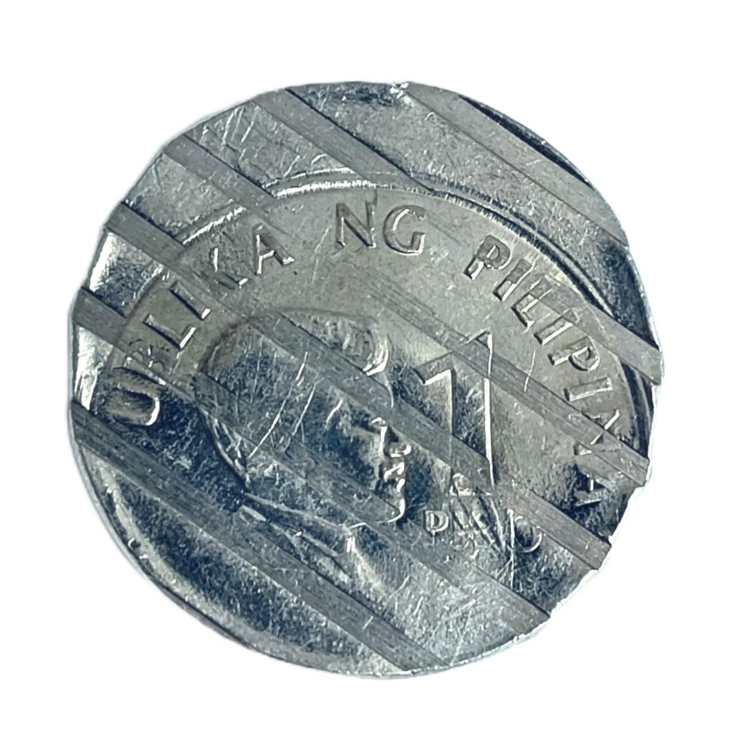 2000s Philippines 1 Peso Waffle Error Coin: Misalignment Strike - Etsy